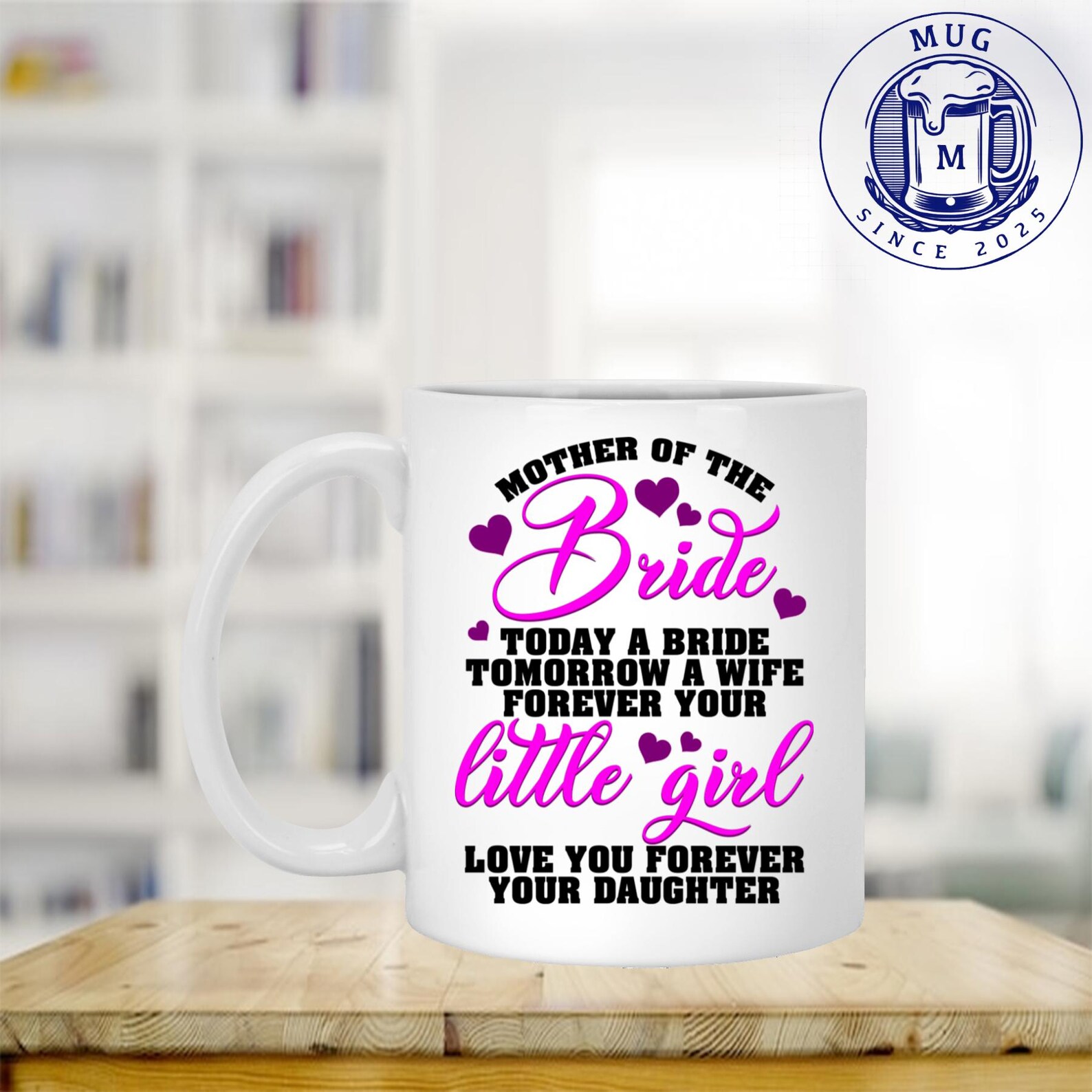 Mother of the Bride Today is A Bride Tomorrow A Wife Forever Your ...