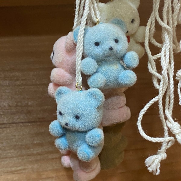 Flocked Bear - Etsy UK