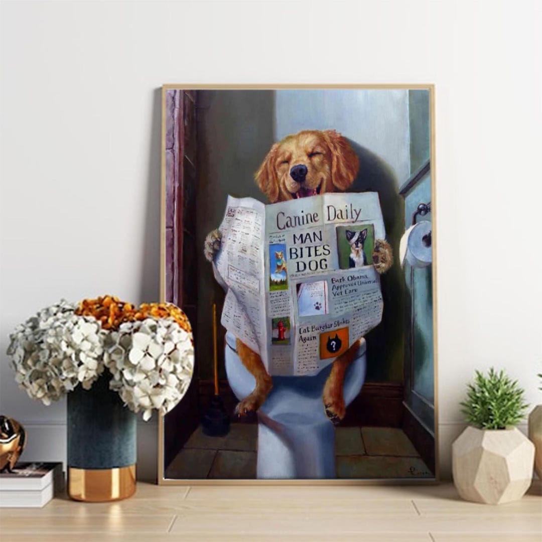 Dog Gone Funny by Lucia Heffernan Poster - Etsy
