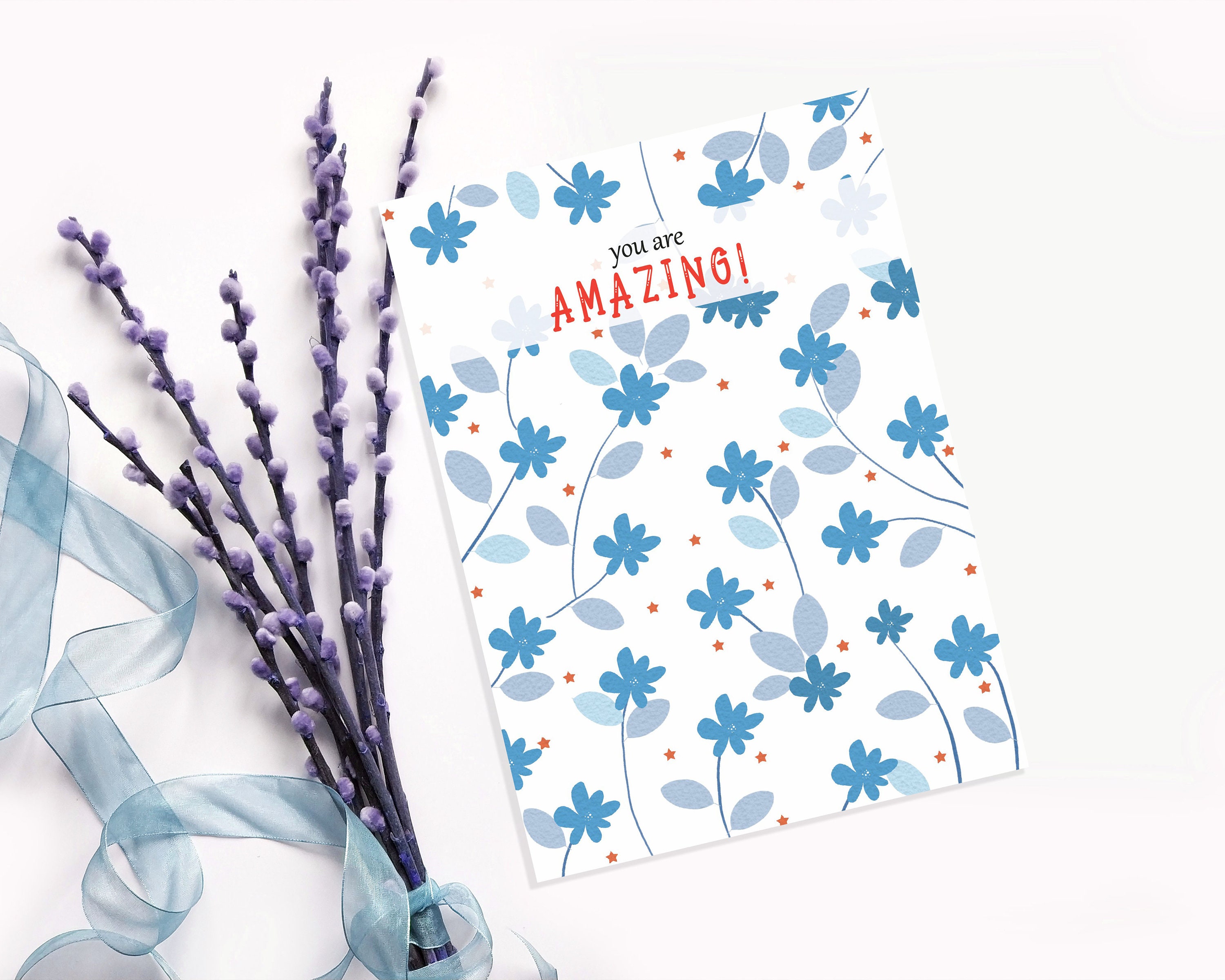 You Are Amazing Card Printable Inspiring Card Instant - Etsy