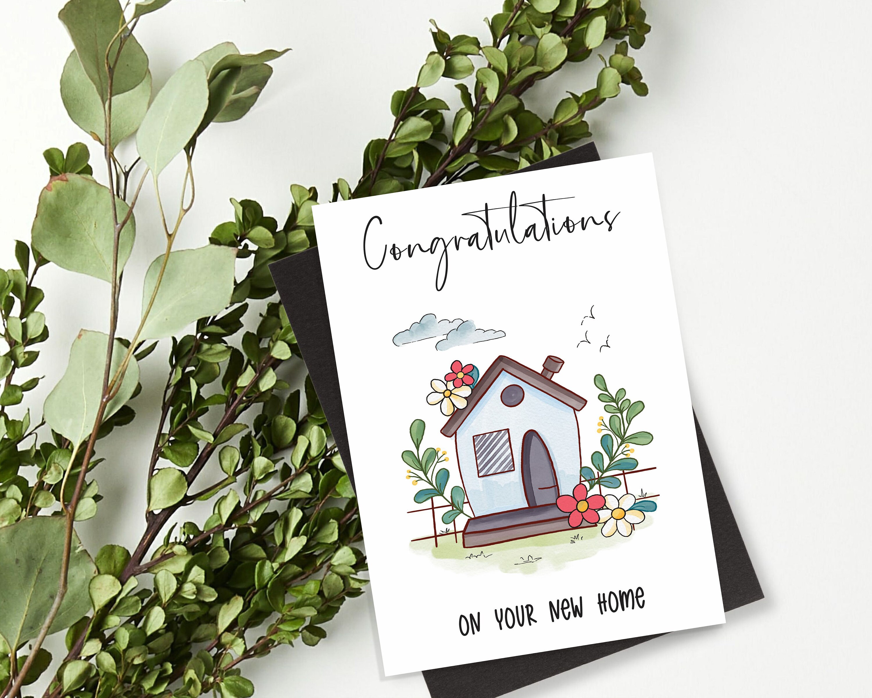 New Home Card Printable, Congratulations on New House Printable Card ...