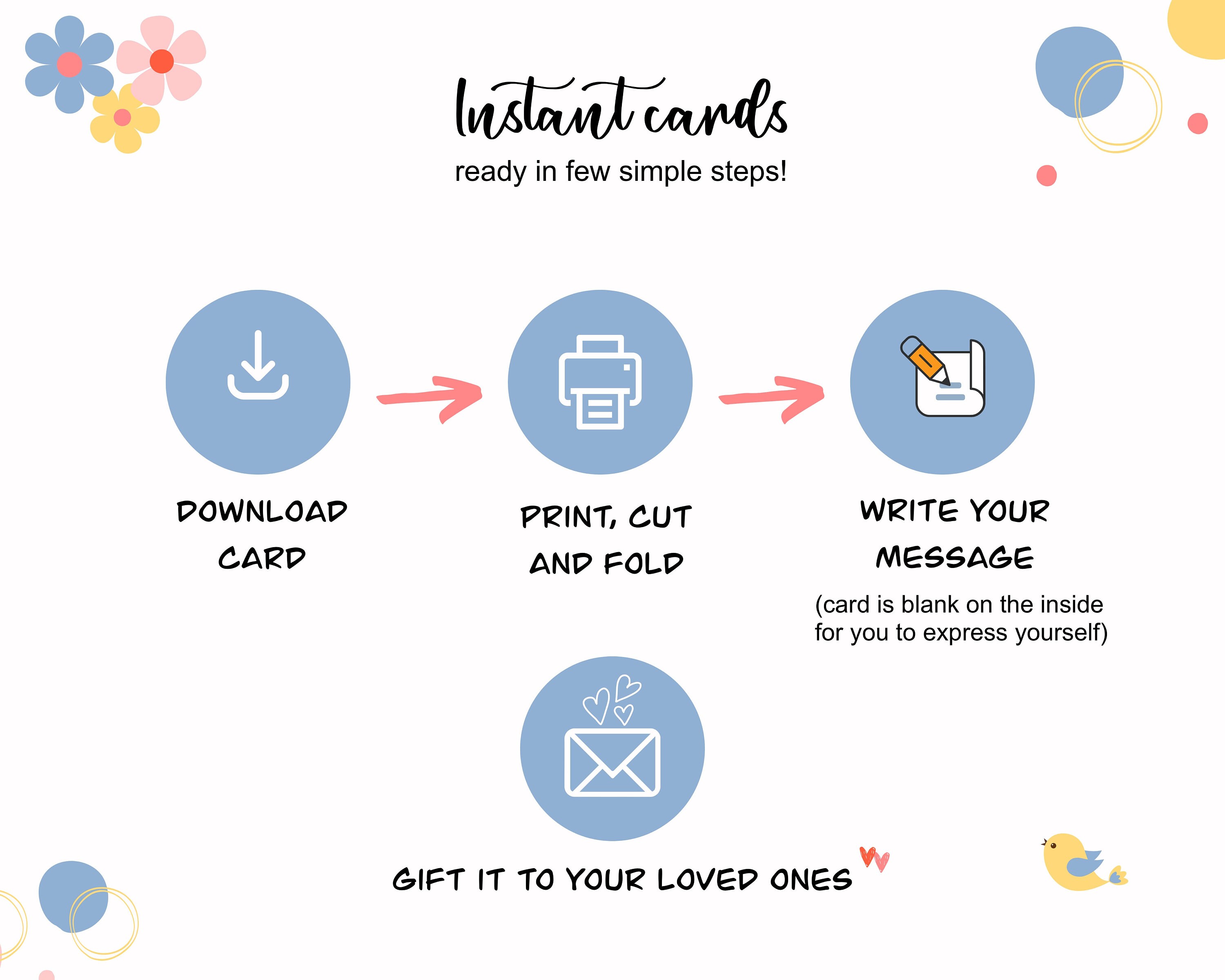 Printable Congratulatory Card, Downloadable Congratulations Card ...