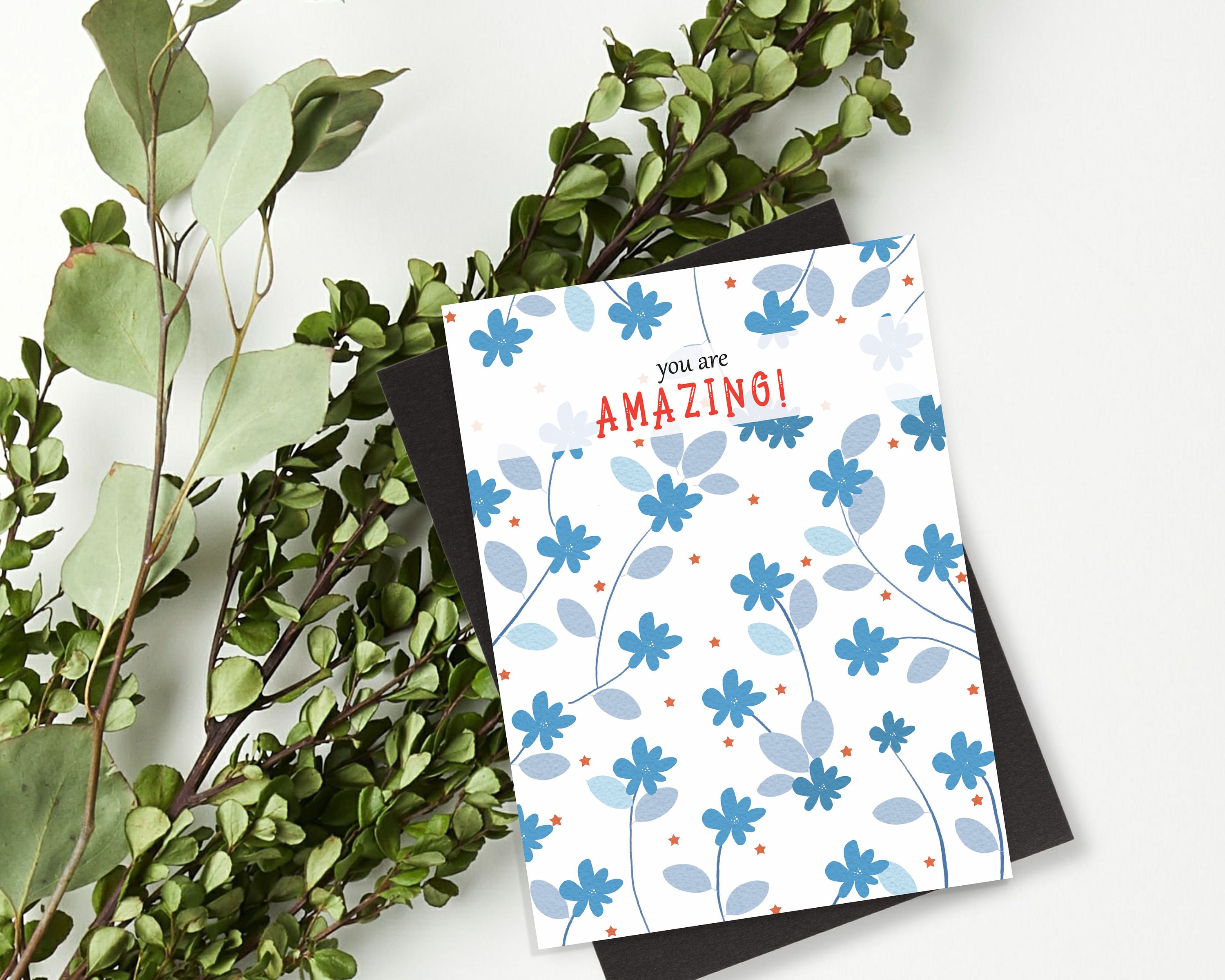 You Are Amazing Card Printable Inspiring Card Instant - Etsy