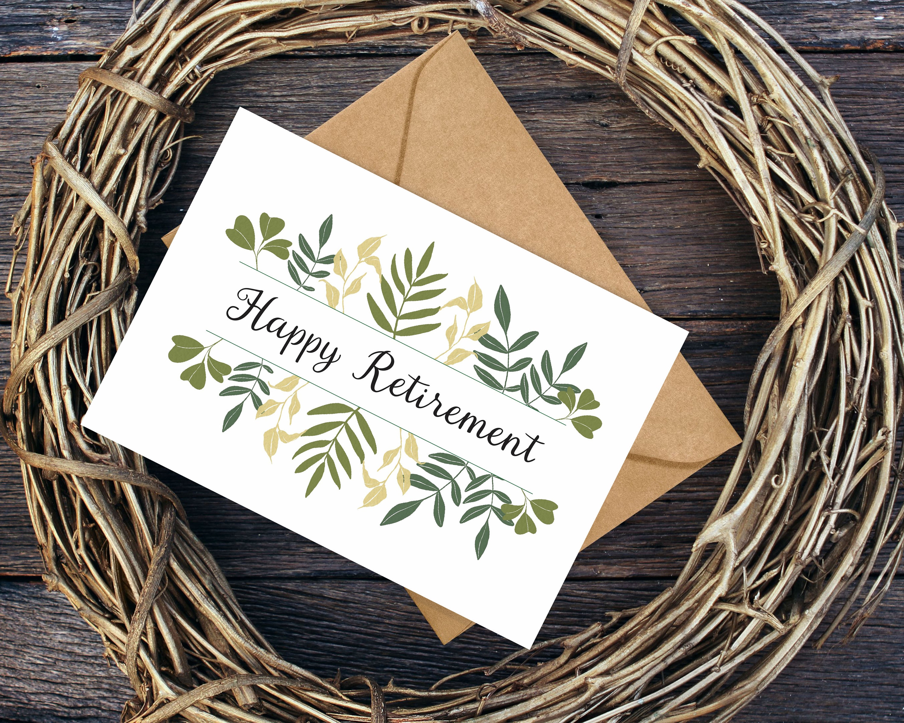 Happy Retirement Card Printable, Retirement Cards for Women, Retirement ...