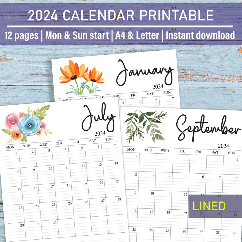Calendar - Etsy