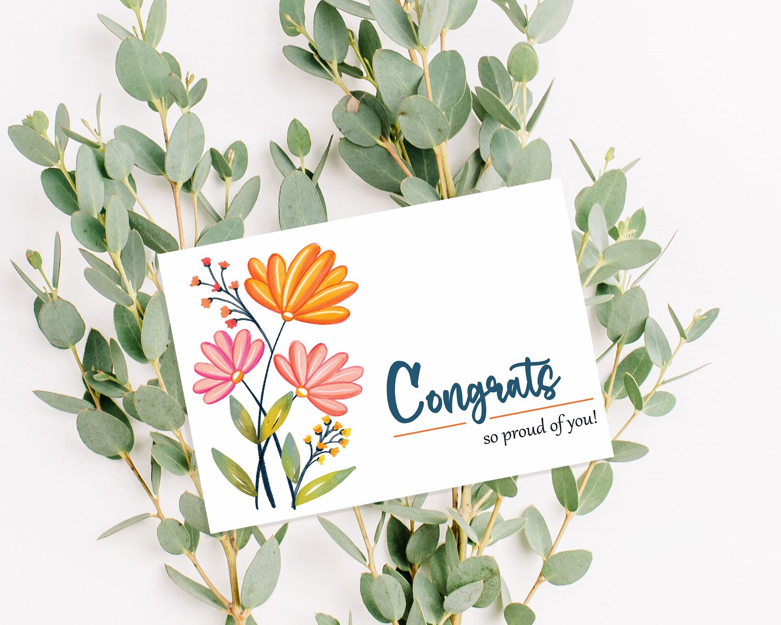 Congratulations Card Printable for New Job and Promotion, Congrats Printable Card, Graduation ...