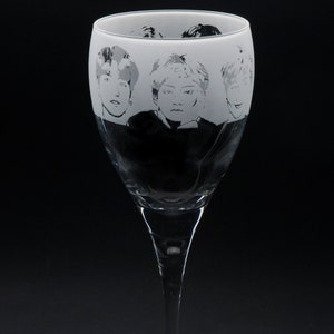 BTS Crystal Wine Glass Engraved Gift Present - Etsy