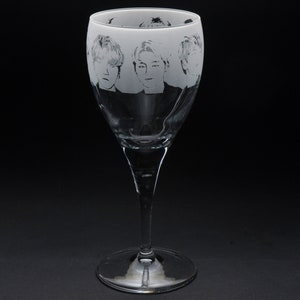 BTS Crystal Wine Glass Engraved Gift Present - Etsy
