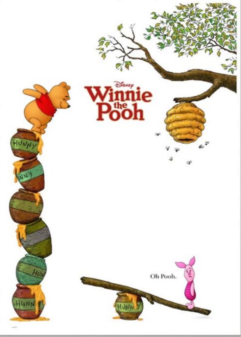 Winnie the Pooh Classic Poster - Etsy