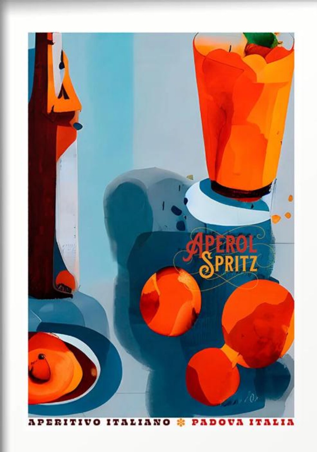 Aperol Spritz Italy, Advertising Poster Home Decor - Etsy