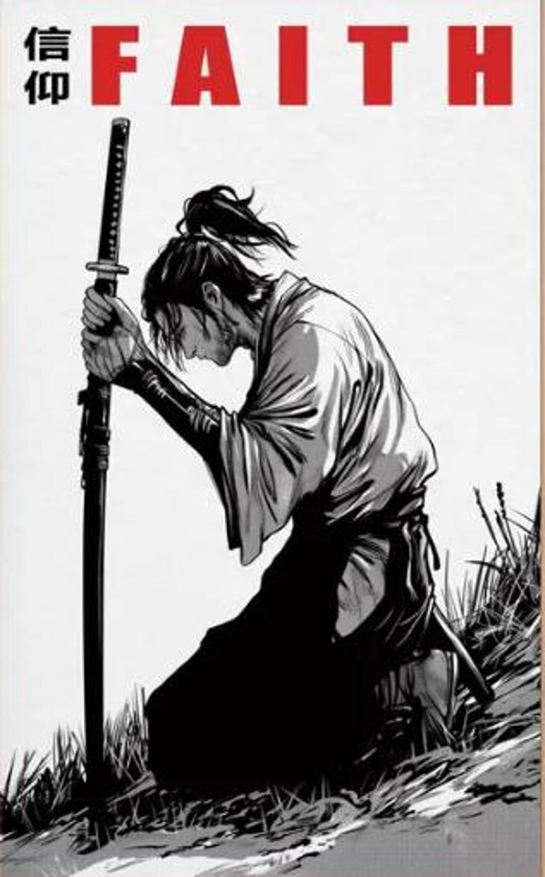 Manga Panels Samurai Print, Miyamoto Musashi Art Poster - Etsy