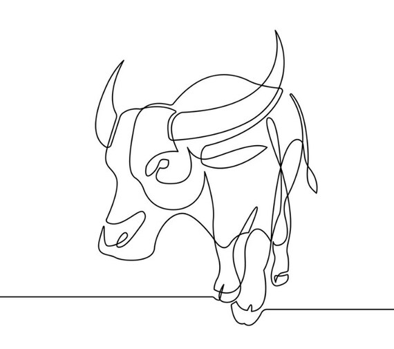 Buffalo Outline Drawing