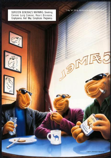 Camel Joe Advertising Poster, Cigarettes 1997 Ad Wall Art POSTER - Etsy
