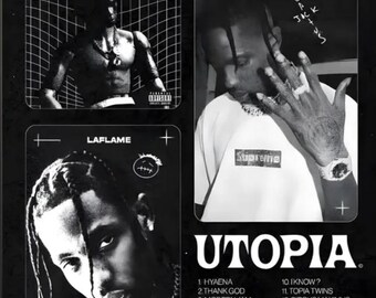 UTOPIA Travis Scott Poster - Etsy