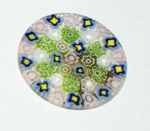 Murrine Millefiori Murano Glass Colored Mosaic Round 23 Mm. ancient ...