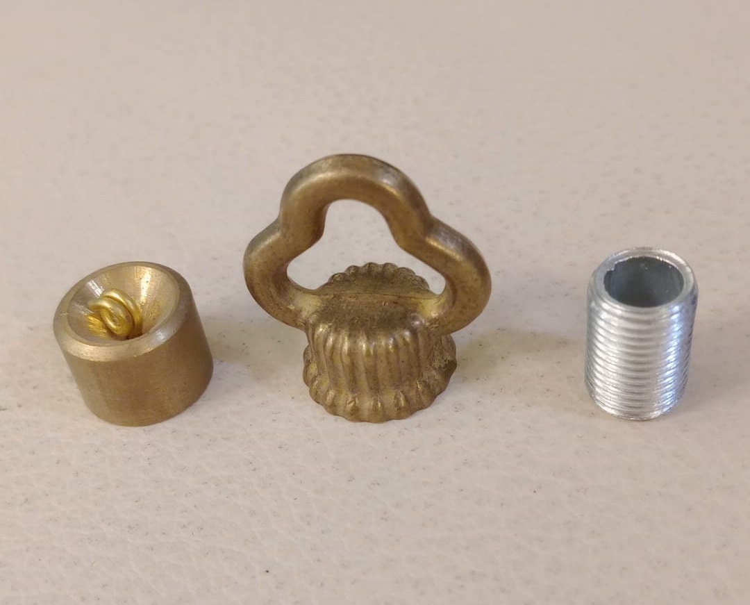 Raw Brass Loop Set for Hanging Fixtures, Wind Chimes and Sun Catchers ...