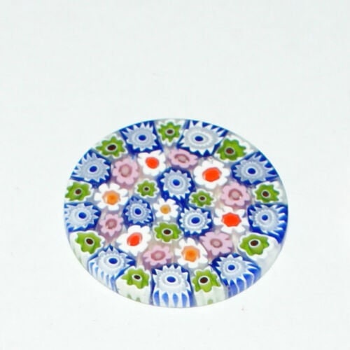 Murrine Millefiori Murano Glass Colored Mosaic Round 23 Mm. ancient ...