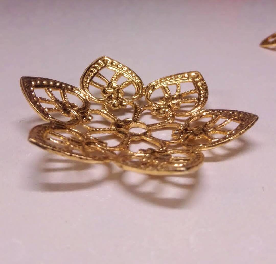 Brass Bobeshe 4 Pcs - Brass Bobeche Bobesche Type Watermark - MADE in ...