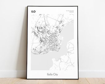 Philippines Map Poster Download - Etsy