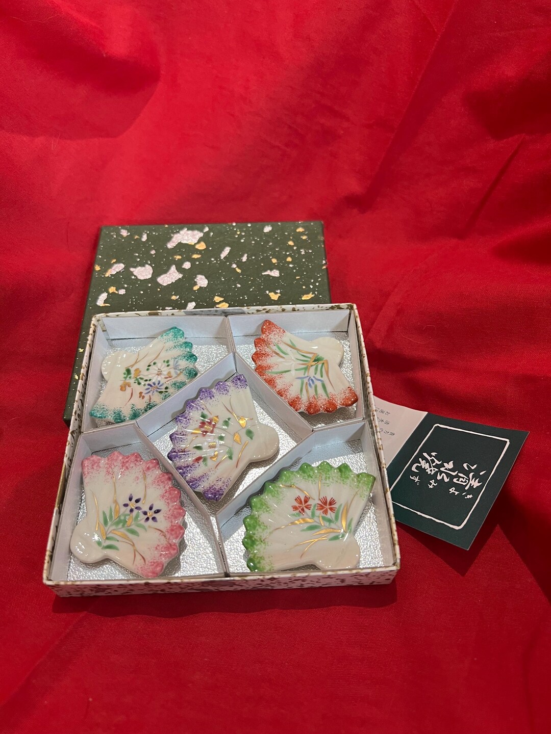 Vintage Japanese Fan Chopstick Rests - Etsy