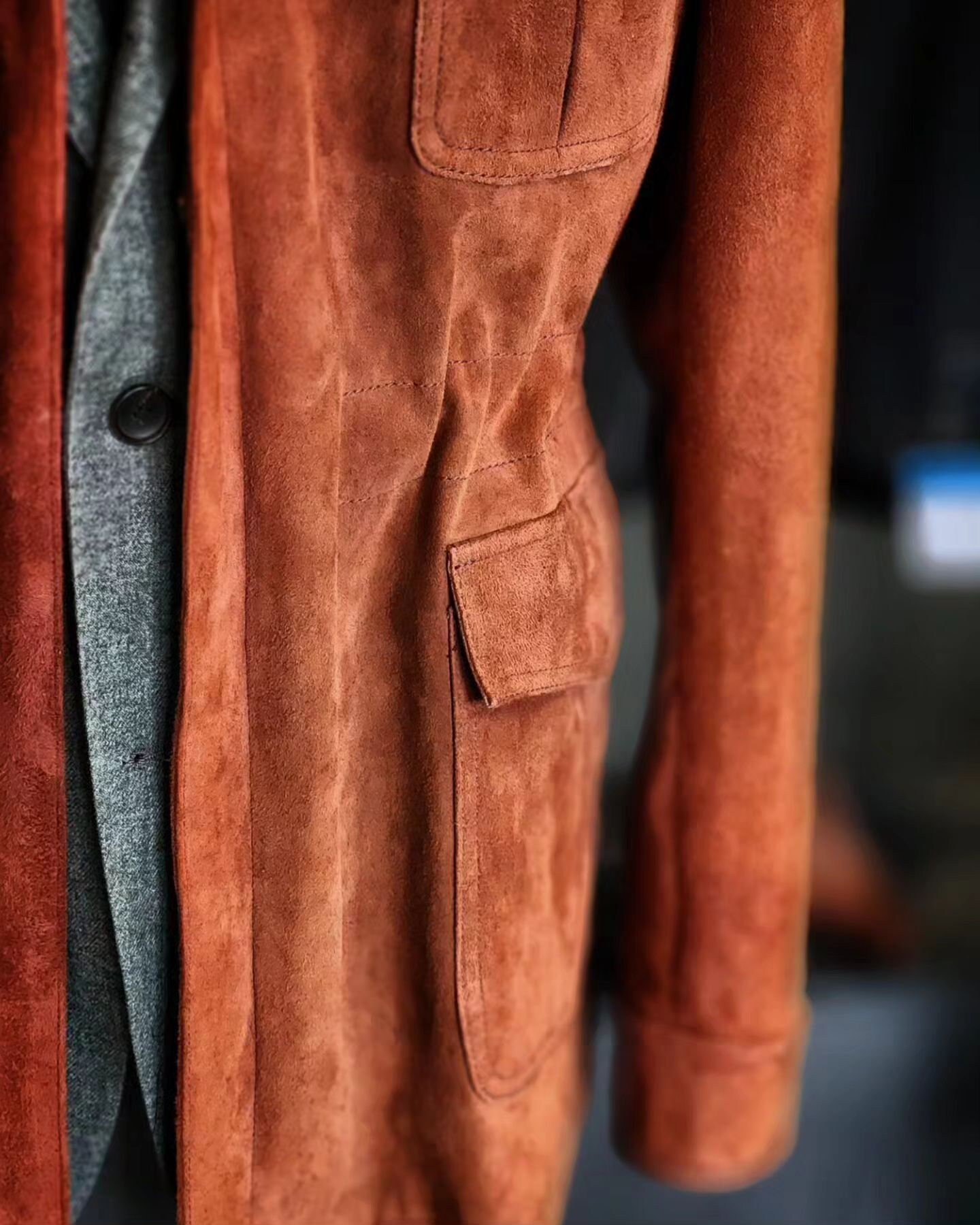 Men Suede Trucker Jacket, Real Suede Leather Scully Western Shirt, Tan ...