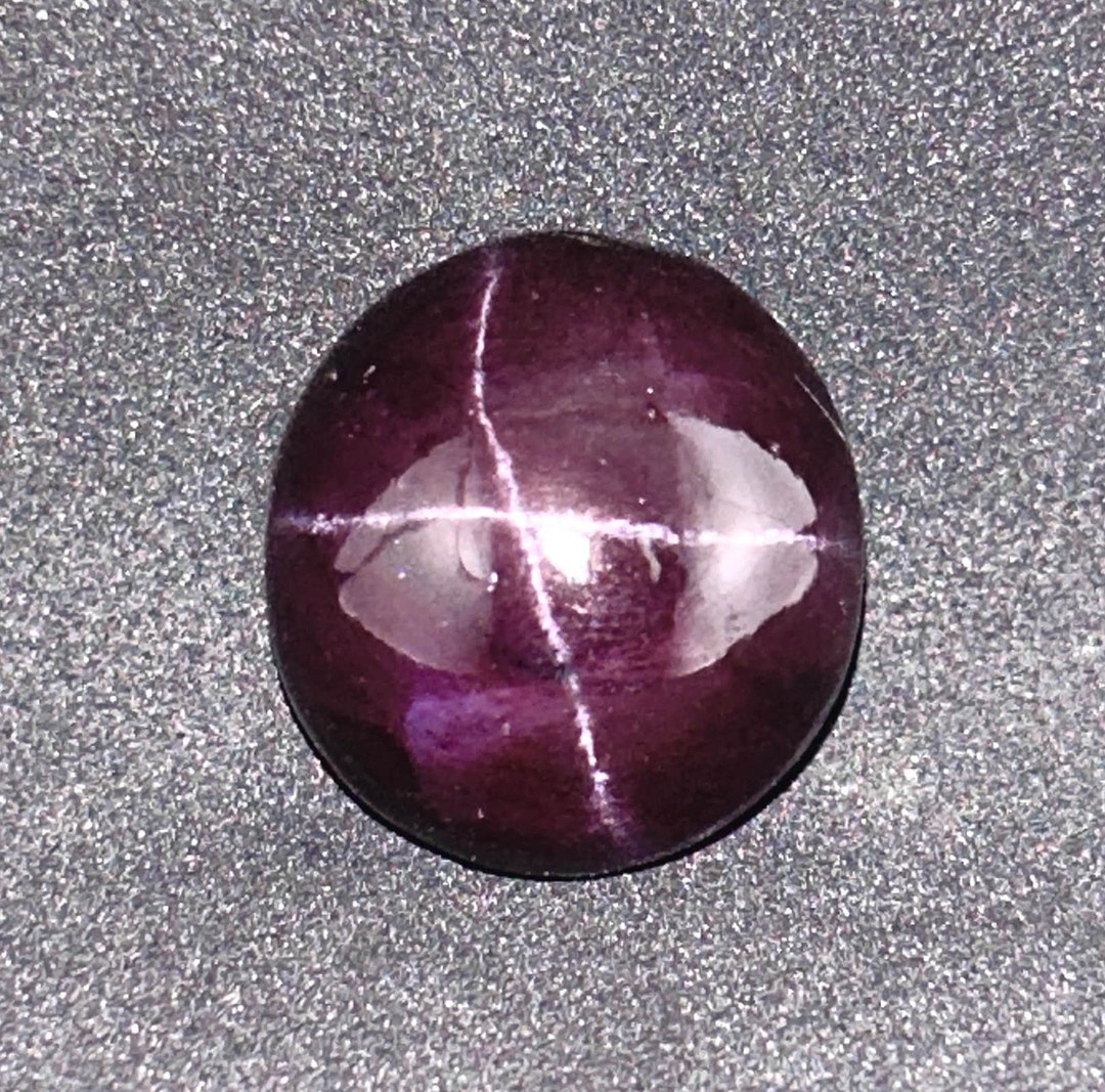 Deep Red Star Garnet Gemstone - Loose Natural Garnet Cabochon 162.65 ...