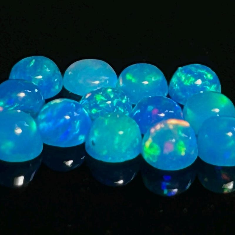 Blue Fire Opal - Etsy