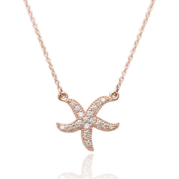 Starfish Necklace - Etsy