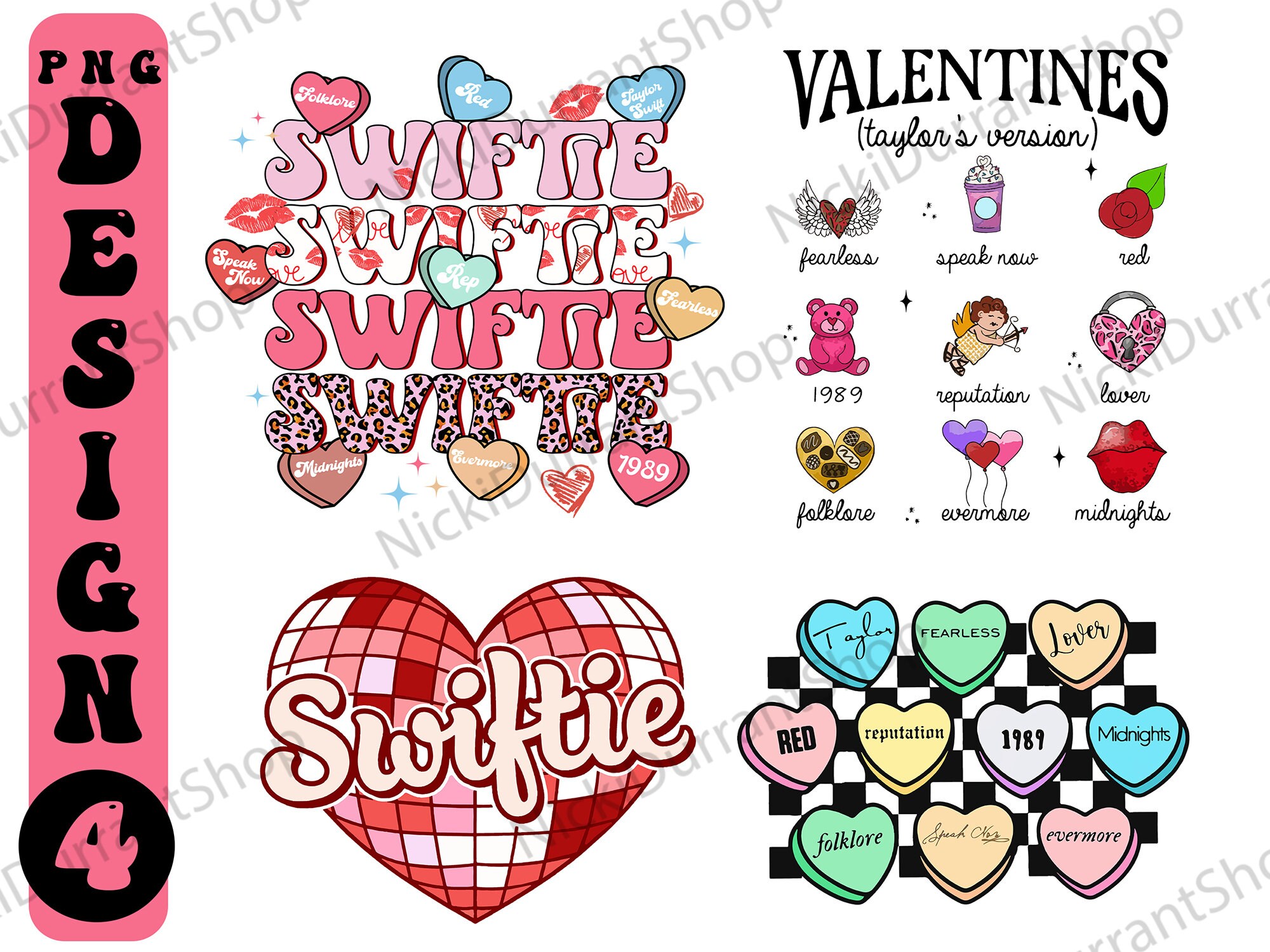 Swiftie Valentine Png, Swiftie Lover Valentine Png, Taylor's Version ...