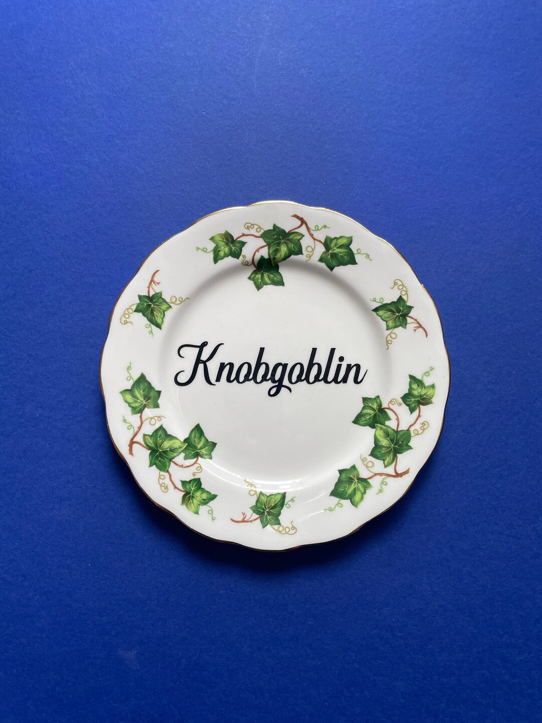 Knobgoblin Plate, Decorative Quote Plate, Funny China, Rude Gift for ...