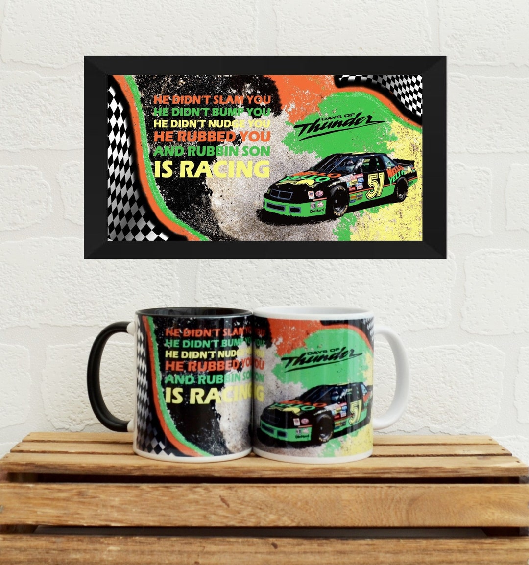 Mugs Days of Thunder Quote Mugs Birthday Gifts Gifts Cole Trickle Tom ...