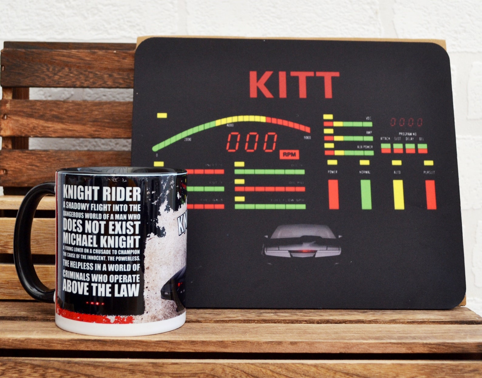 Knight Rider Gift Set KITT Pontiac Trans Am Mugs Mouse - Etsy