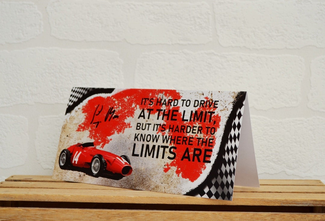 Greeting Cards | Stirling Moss | Birthday Cards | Car Memorabilia ...