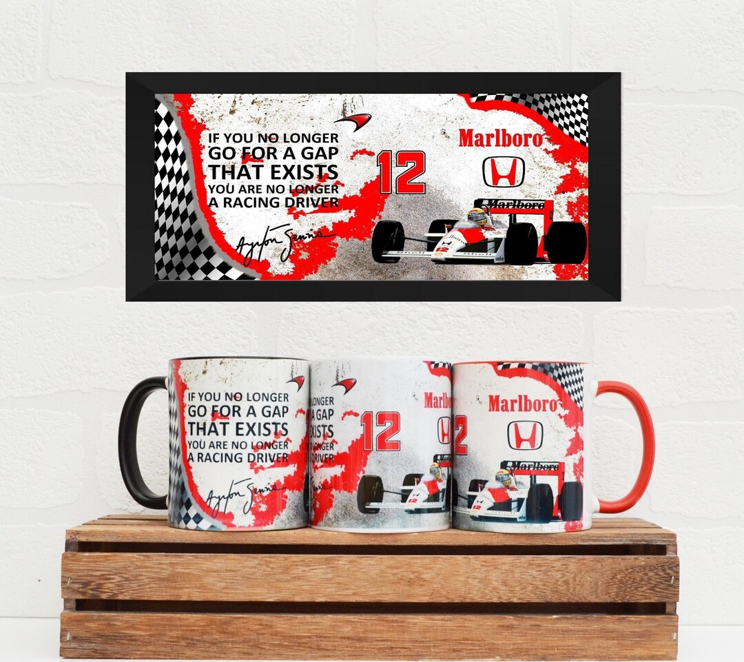 Mug Ayrton Senna Quote | Mugs | Birthday Gifts | F1 Mugs | Car ...