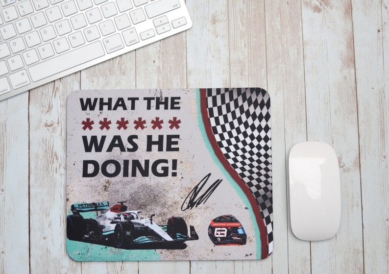 George Russell Mouse Pad | F1 Mouse Pad | Mouse Pad | Birthday Gifts ...