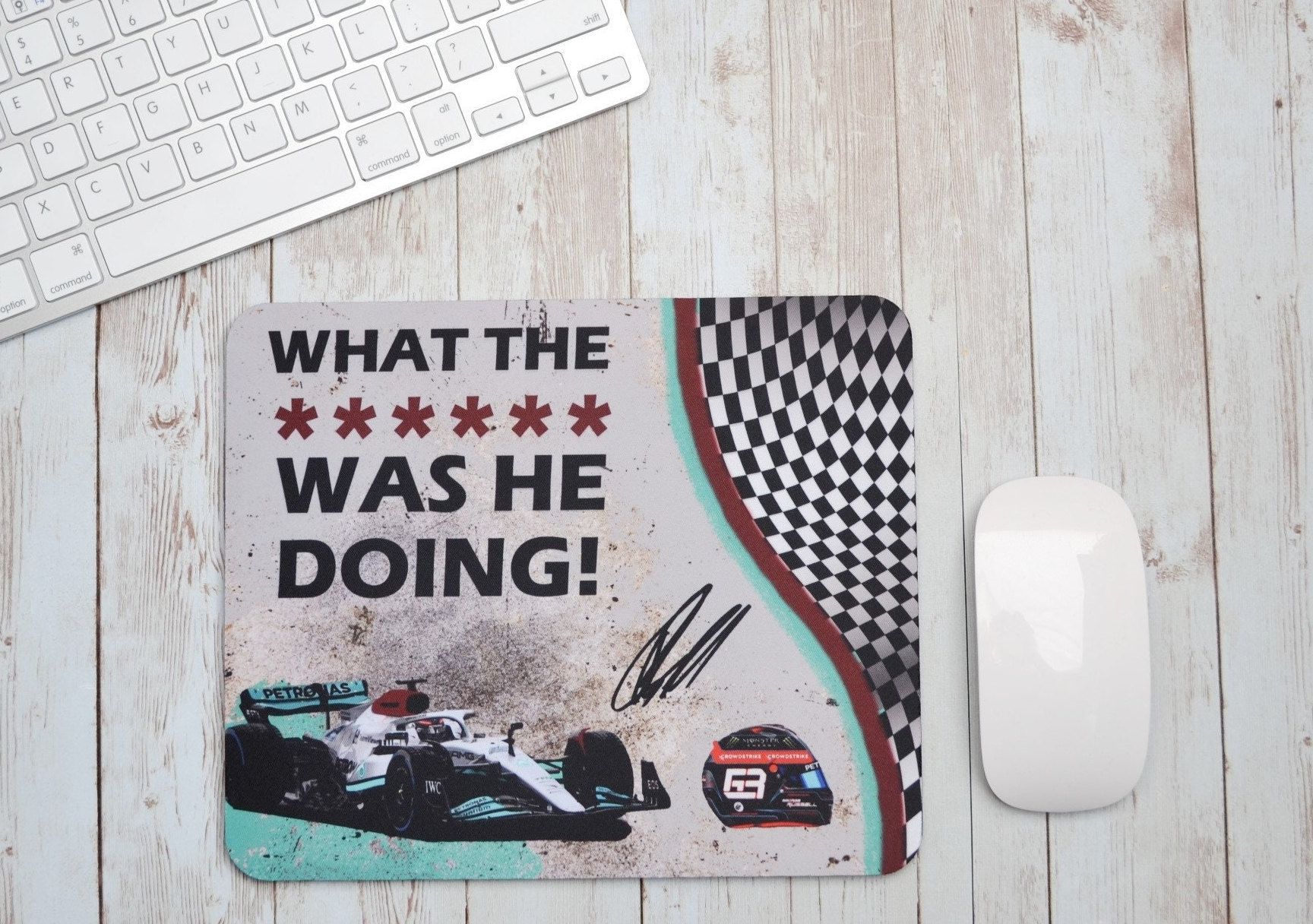 George Russell Mouse Pad | F1 Mouse Pad | Mouse Pad | Birthday Gifts ...