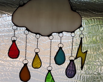 Rain Cloud Glass - Etsy