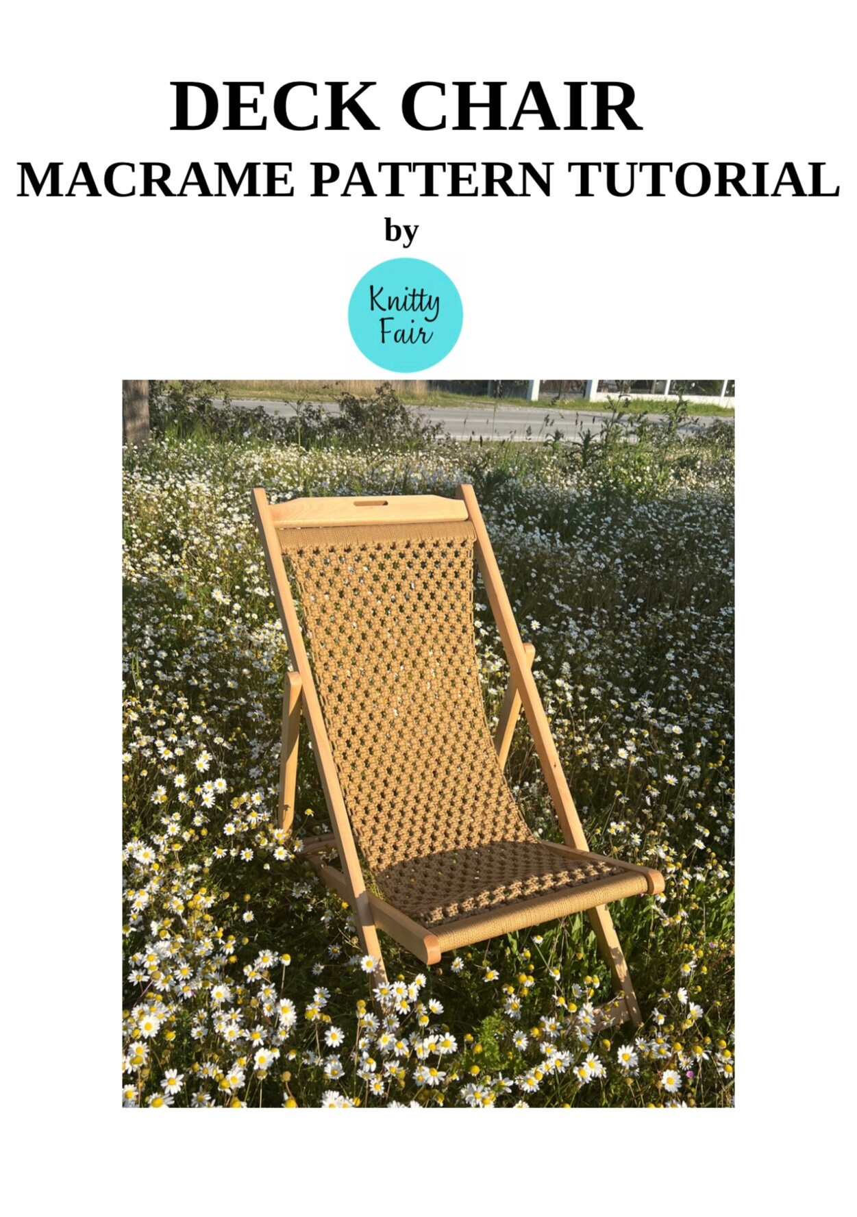 Deck Chair Macrame Pattern Tutorial - Etsy