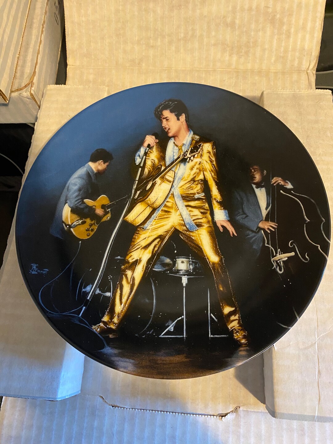 Elvis Collectable Plate price Includes Shipping and Processing Fee - Etsy