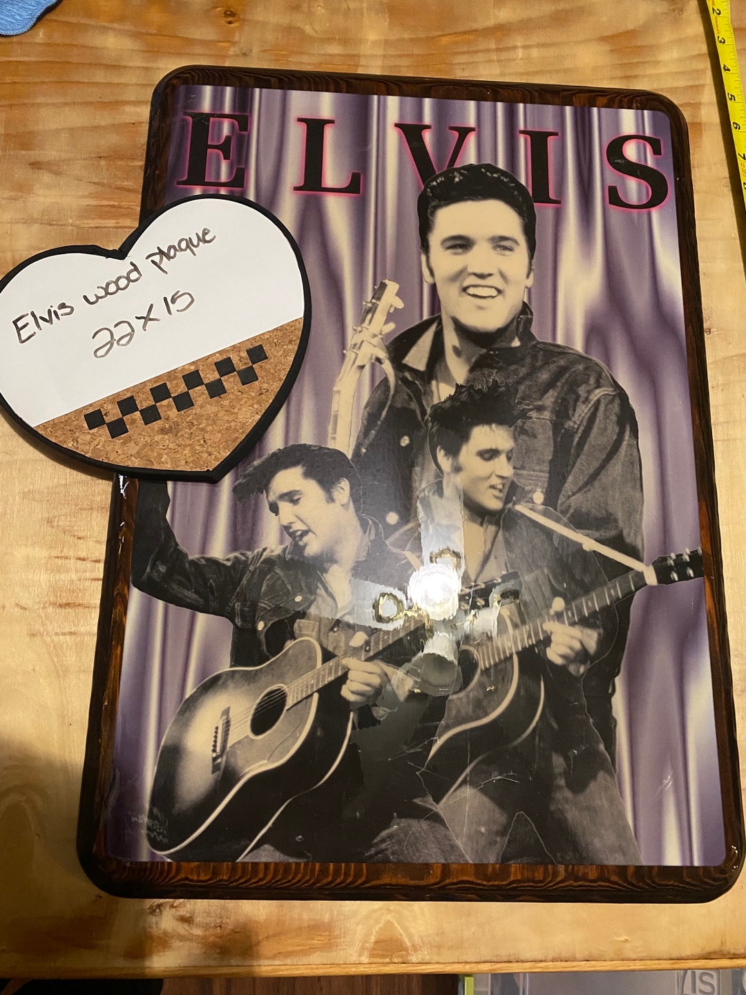 Elvis Wood Plaque 22x15 Price Includes Shipping - Etsy