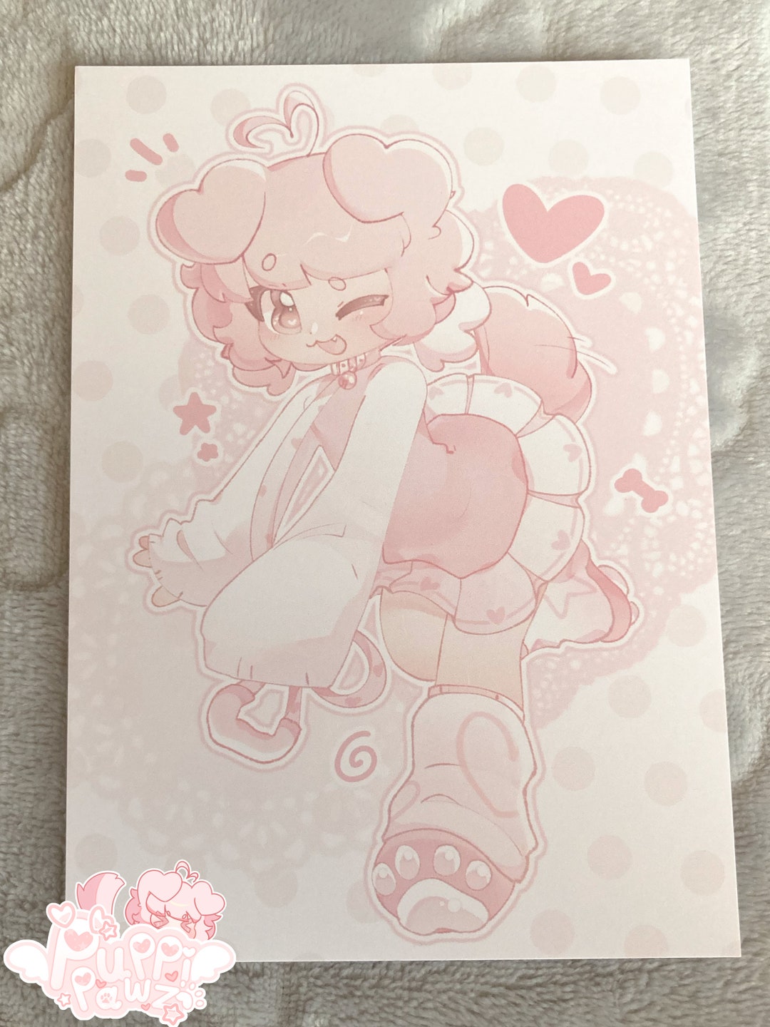 Happy Pup Print - Etsy