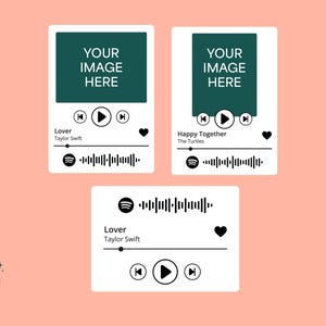 Personalised Spotify Magnet With Photo – Custom Music Gift for Couples ...