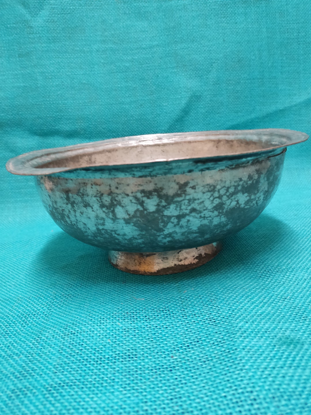 Very Old Deep Copper Bowlcopper Bowlantique Plate - Etsy