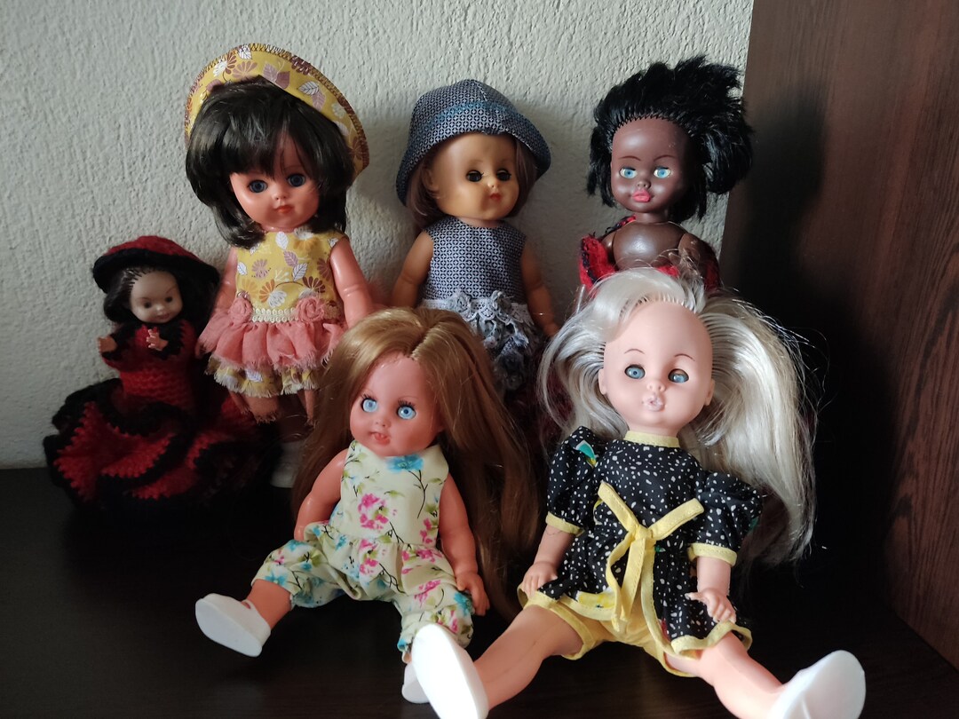 6 Vintage Dolls.greek Vintage Dolls of the 60-70s - Etsy