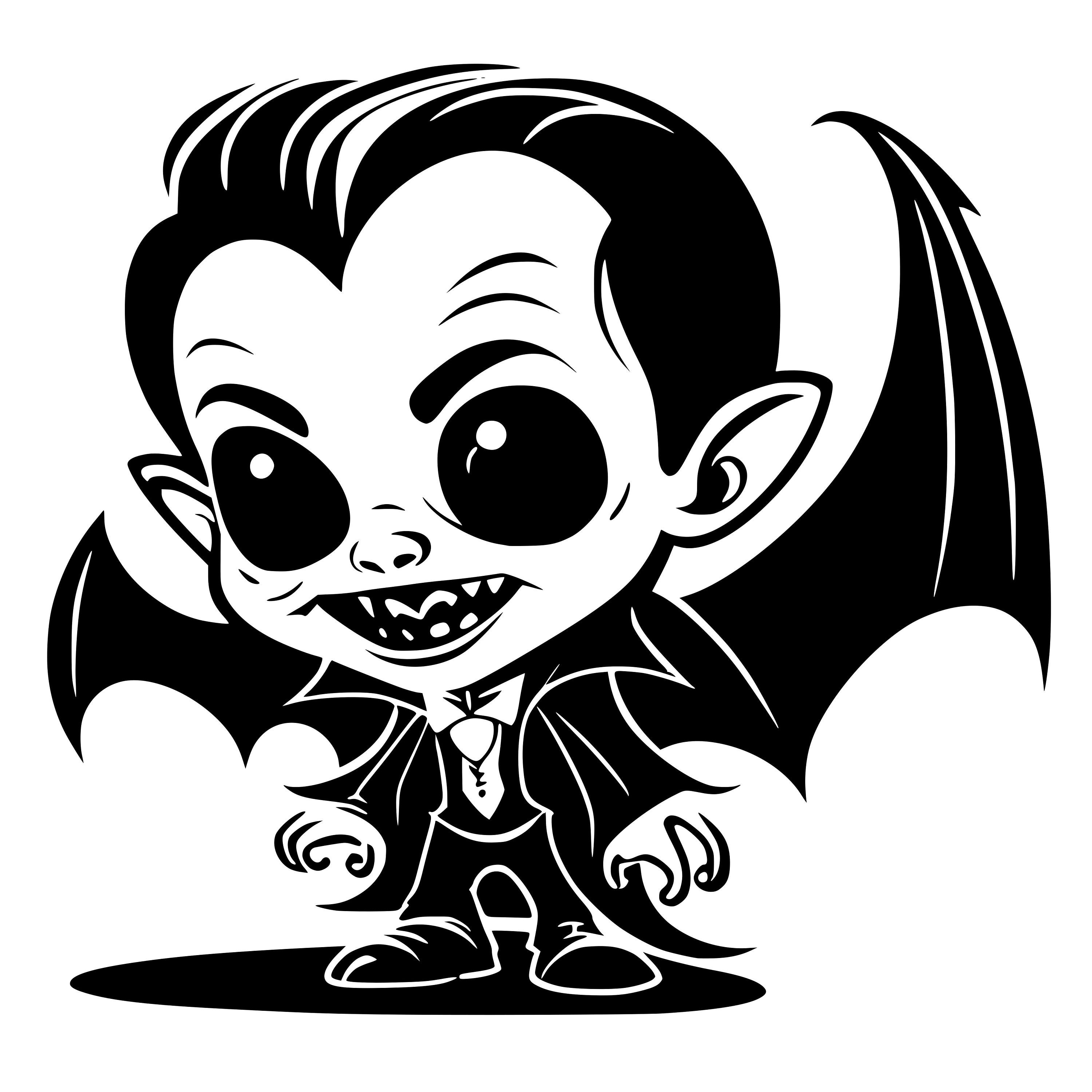 5 SVG Files - Vampires - Silhouettes - PACK 1 - Etsy