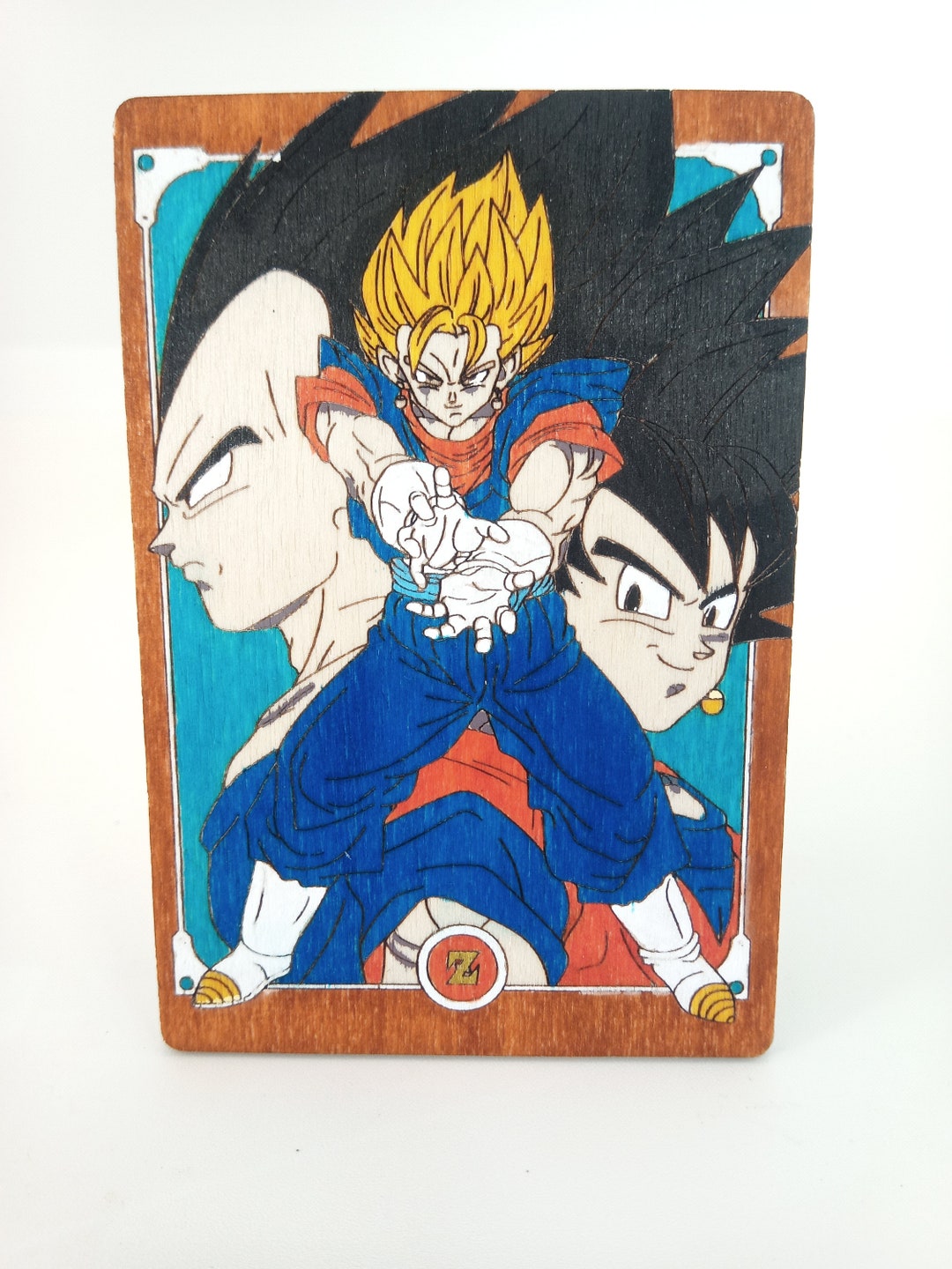SVG File for Laser Engraving Special Edition Card 1 Vegeta and Son Goku ...