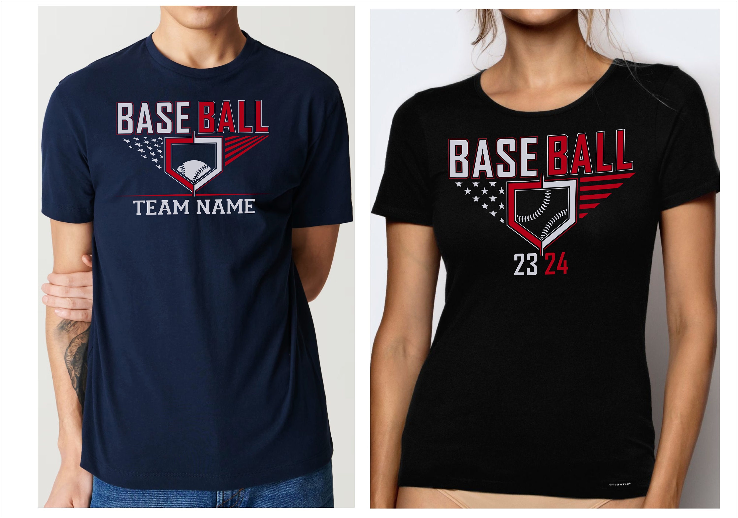 Baseball Team Design SVG Bundle. School Spirit Shirts Sport - Etsy