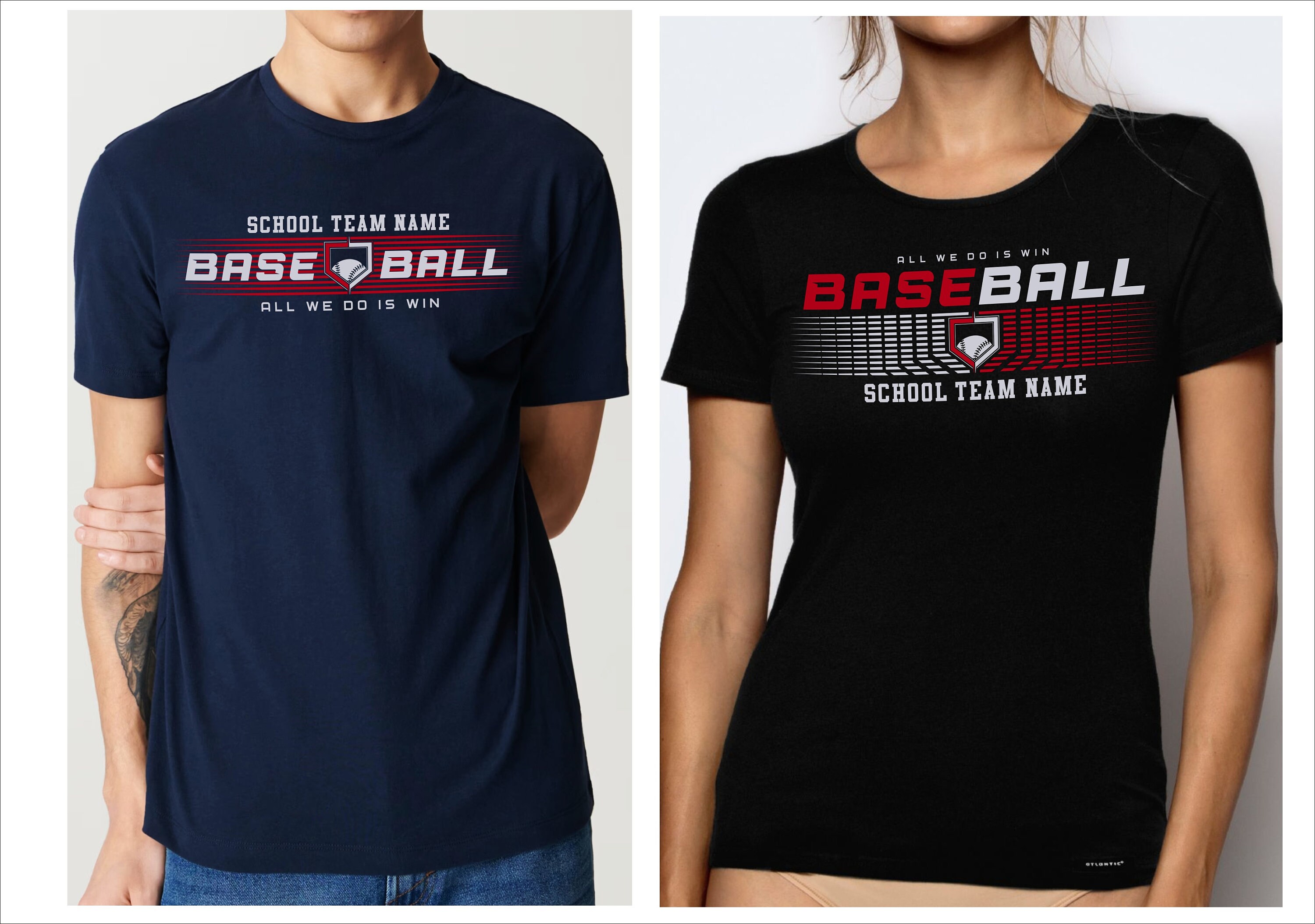 Baseball Team Design SVG Bundle. School Spirit Shirts Sport - Etsy