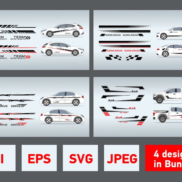 Car Side Graphics - Etsy