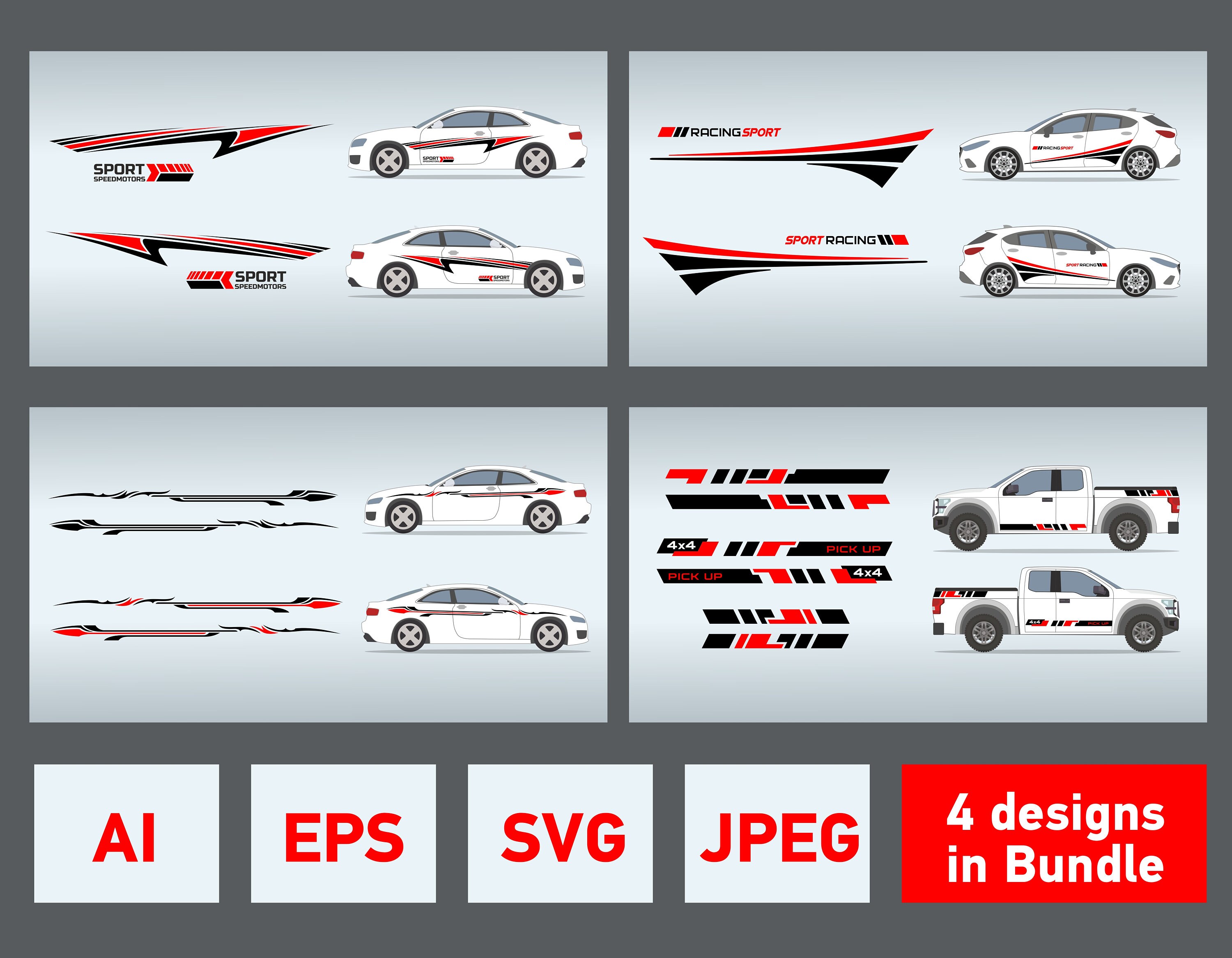 Car Side Door Sticker Stripe SVG Bundle. Suitable for Printing - Etsy ...